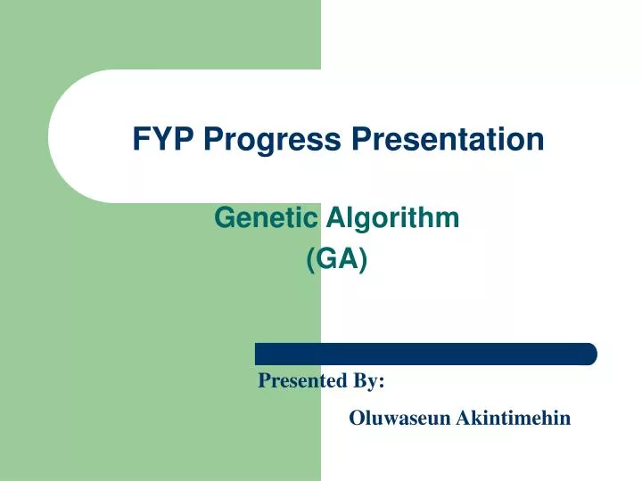 PPT - FYP Progress Presentation PowerPoint Presentation, free download ...