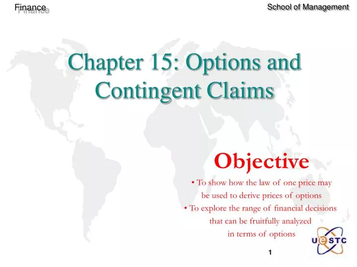PPT - Chapter 15: Options and Contingent Claims PowerPoint Presentation ...
