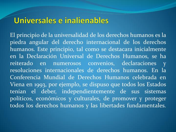 PPT - LOS DERECHOS HUMANOS PowerPoint Presentation - ID:6982304