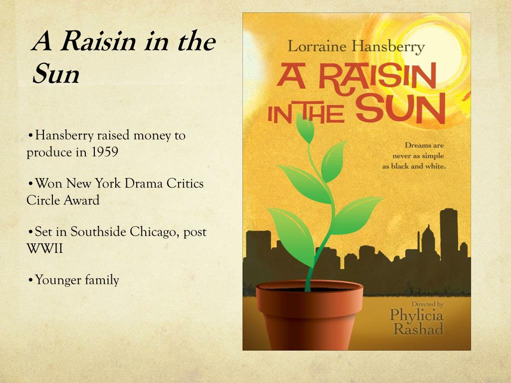 PPT - Lorraine Hansberry and her A Raisin in the Sun PowerPoint ...