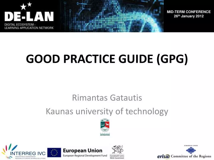 PPT - GOOD PRACTICE GUIDE (GPG) PowerPoint Presentation, free download - ID:6983214