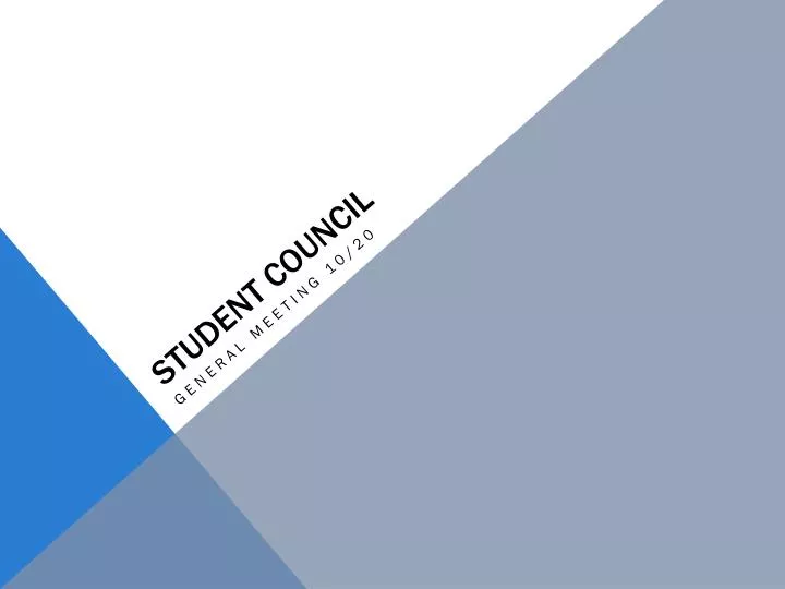 PPT - Student council PowerPoint Presentation, free download - ID:6986044