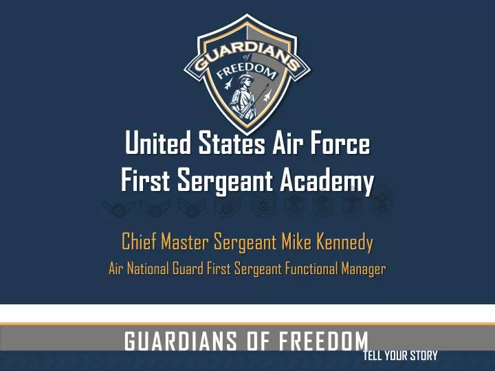 PPT - United States Air Force First Sergeant Academy PowerPoint ...