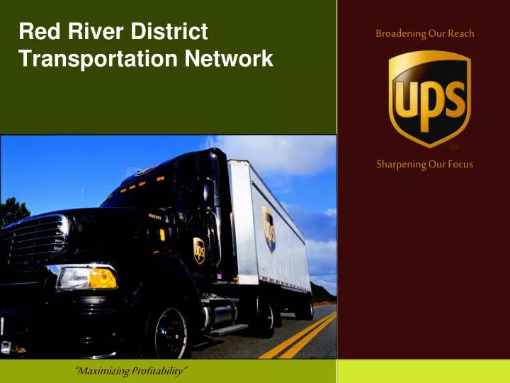 PPT - Red River District Transportation Network PowerPoint Presentation ...