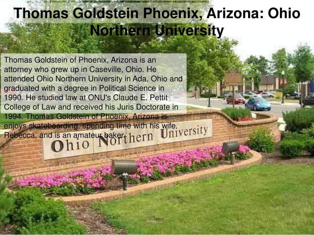 PPT - Thomas Goldstein Phoenix, Arizona: Pettit College of Law ...