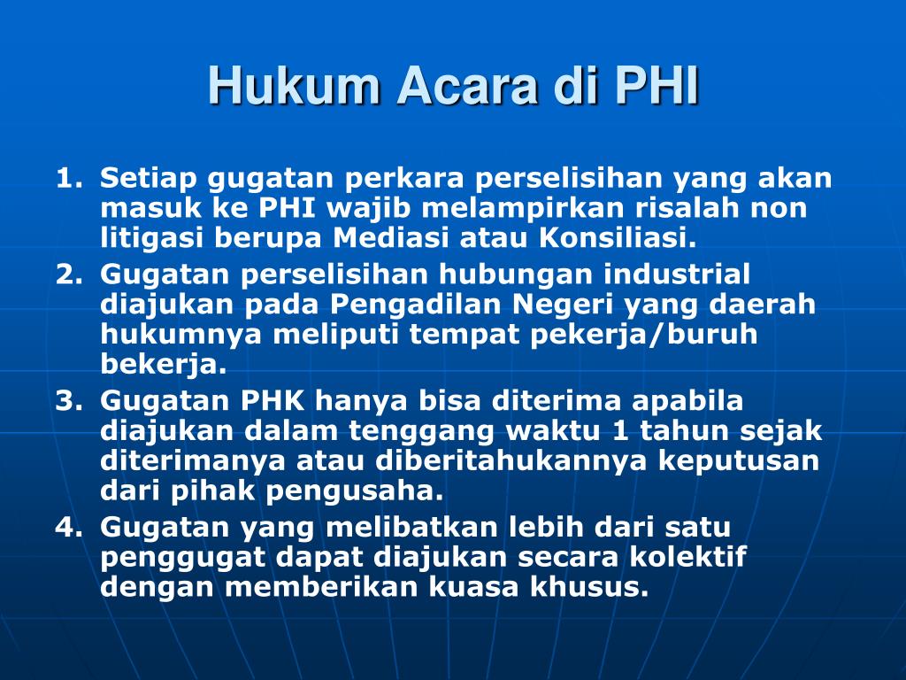 PPT - PROSES PENYELESAIAN PERSELISIHAN HUBUNGAN INDUSTRIAL PowerPoint ...