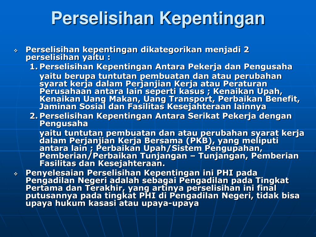 PPT - PROSES PENYELESAIAN PERSELISIHAN HUBUNGAN INDUSTRIAL PowerPoint ...
