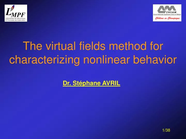 PPT - The virtual fields method for characterizing nonlinear behavior PowerPoint Presentation ...