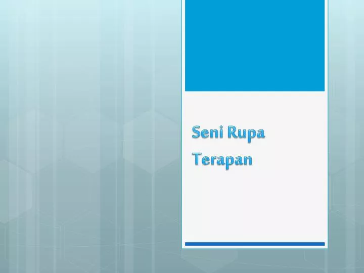 PPT - Seni Rupa Terapan PowerPoint Presentation, free download - ID:6989012