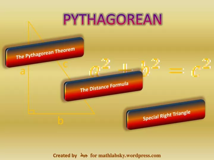 PPT - PYTHAGOREAN PowerPoint Presentation, free download - ID:6989184