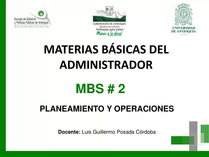 PPT - MBS # 2 PowerPoint Presentation, free download - ID:6989205