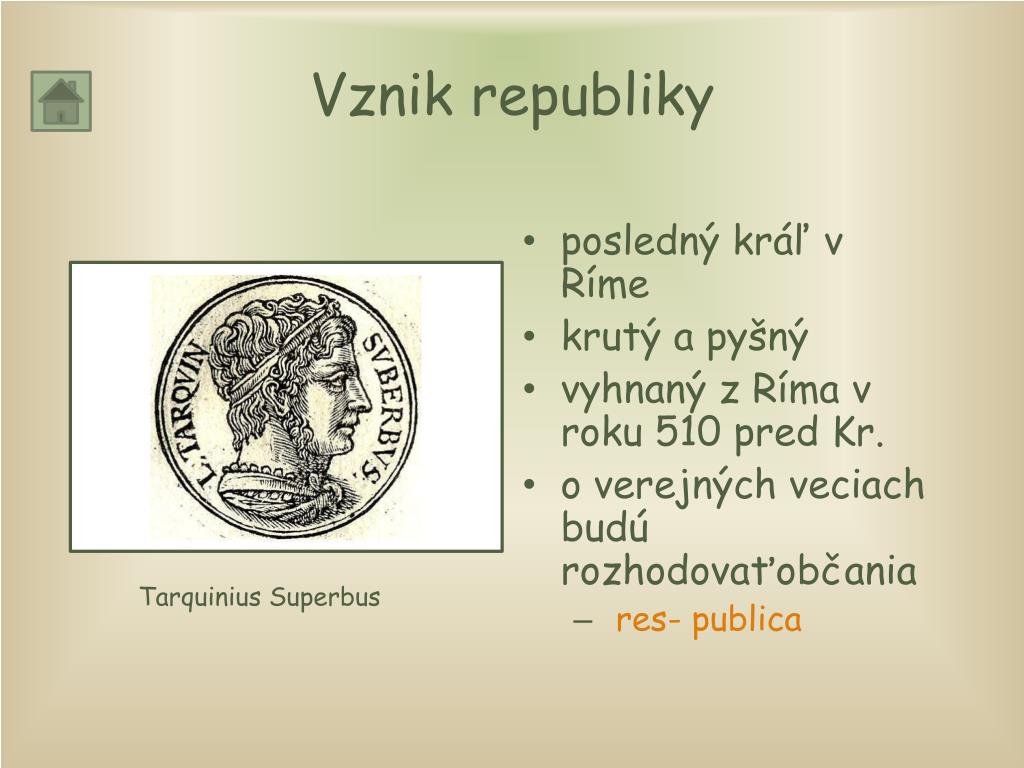 PPT - Rímska republika VI. ročník PowerPoint Presentation, free ...