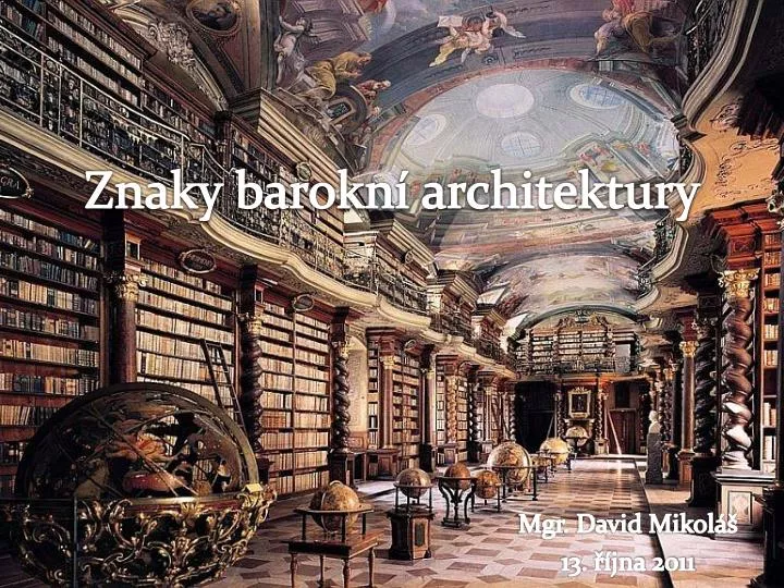 PPT - Znaky barokní architektury PowerPoint Presentation, free download ...