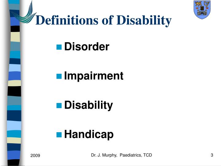 PPT - Management of Disability & Down Syndrome PowerPoint Presentation ...