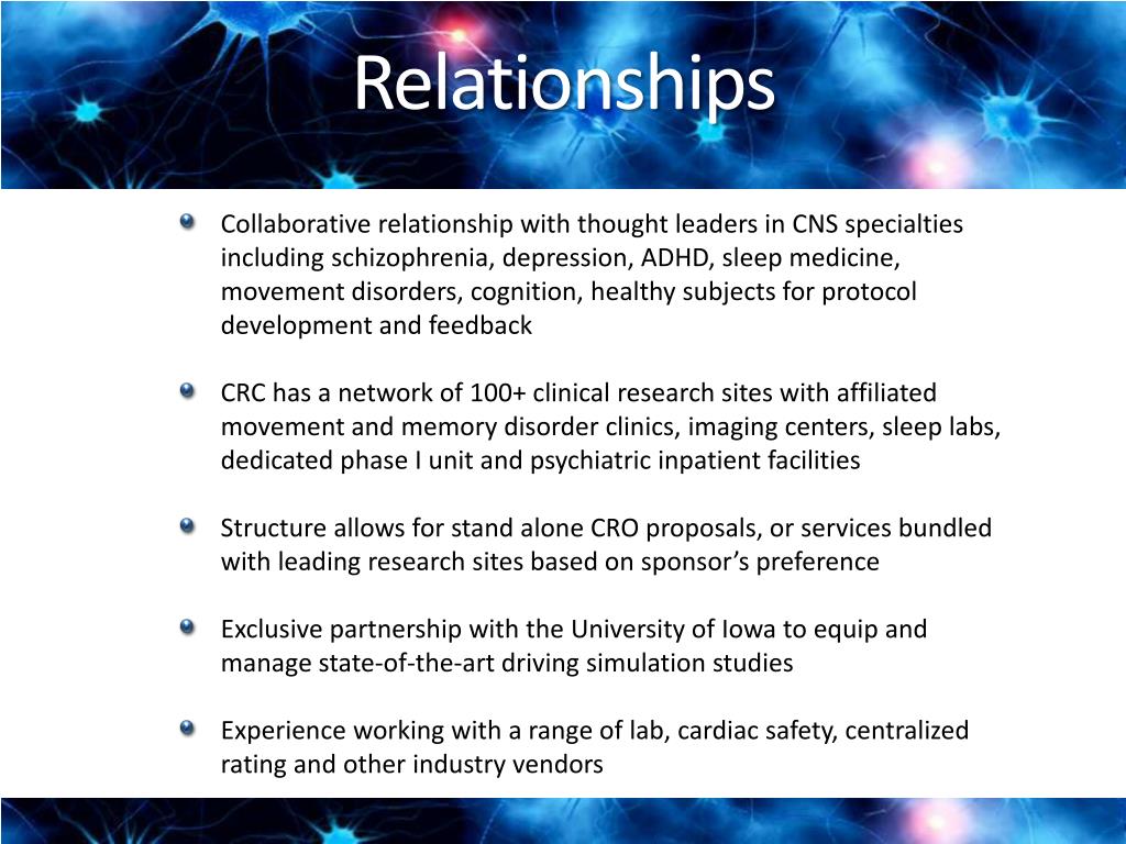 PPT - Cognitive Research Corporation Clinical Research Organization ...