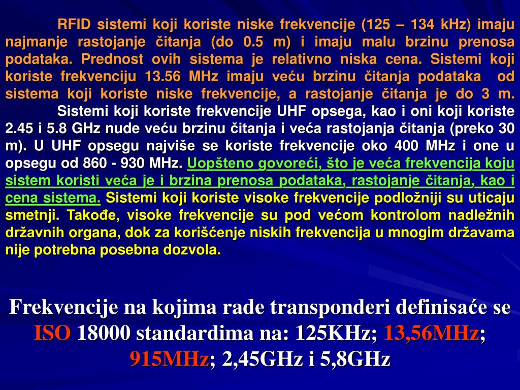 PPT - RFID (Radio Frequency IDentification) – tehnologija PowerPoint ...