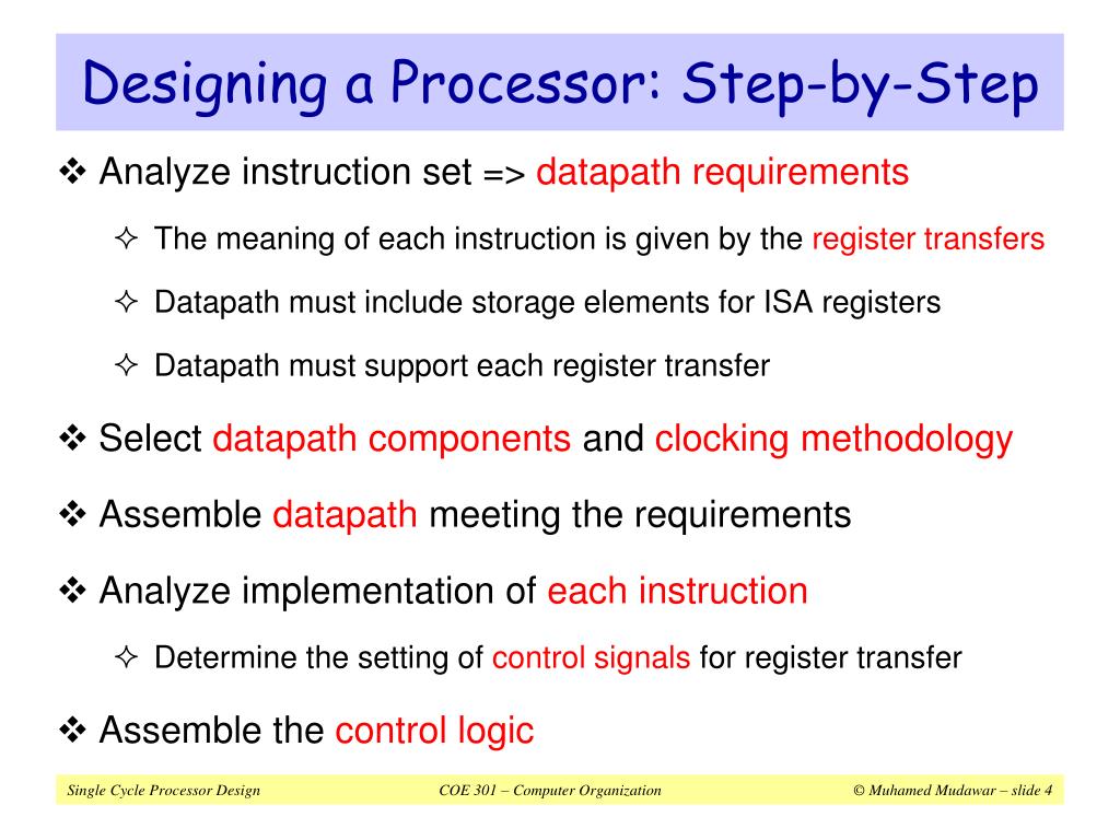 PPT - Single Cycle Processor Design PowerPoint Presentation, free download - ID:6993483