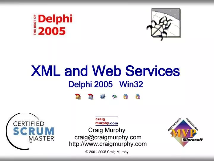 Ppt Xml And Web Services Delphi 2005 Win32 Powerpoint Presentation 5162