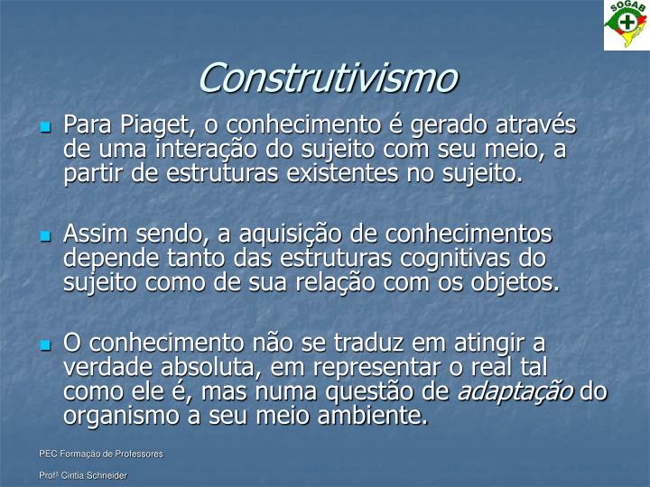 PPT - TEORIAS DE APRENDIZAGEM Construtivismo e Sócio-Interacionismo ...