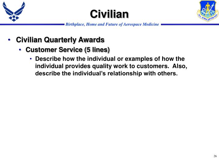 PPT - Completing an AF Form 1206, Nomination for Award PowerPoint ...