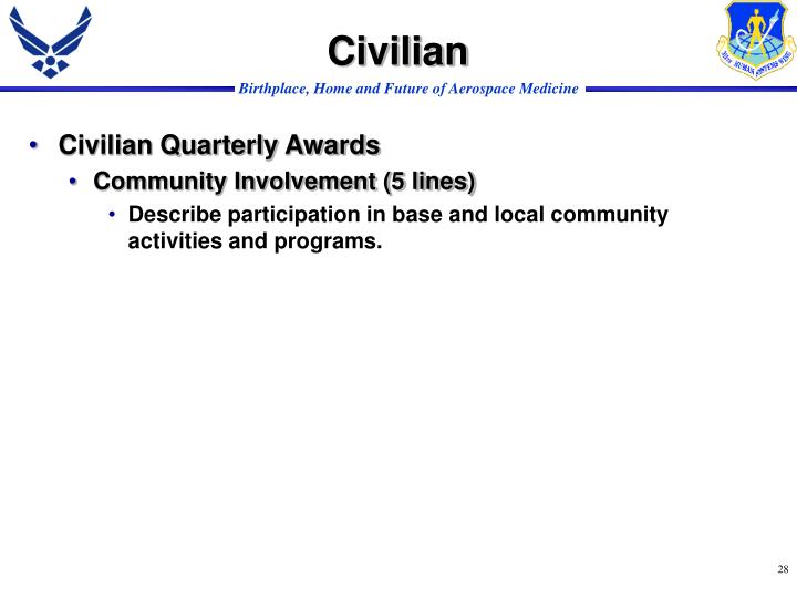 PPT - Completing an AF Form 1206, Nomination for Award PowerPoint ...