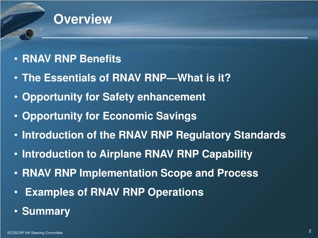 PPT - The Benefits of RNP-RNAV in Commercial Operations 4 th Steering ...