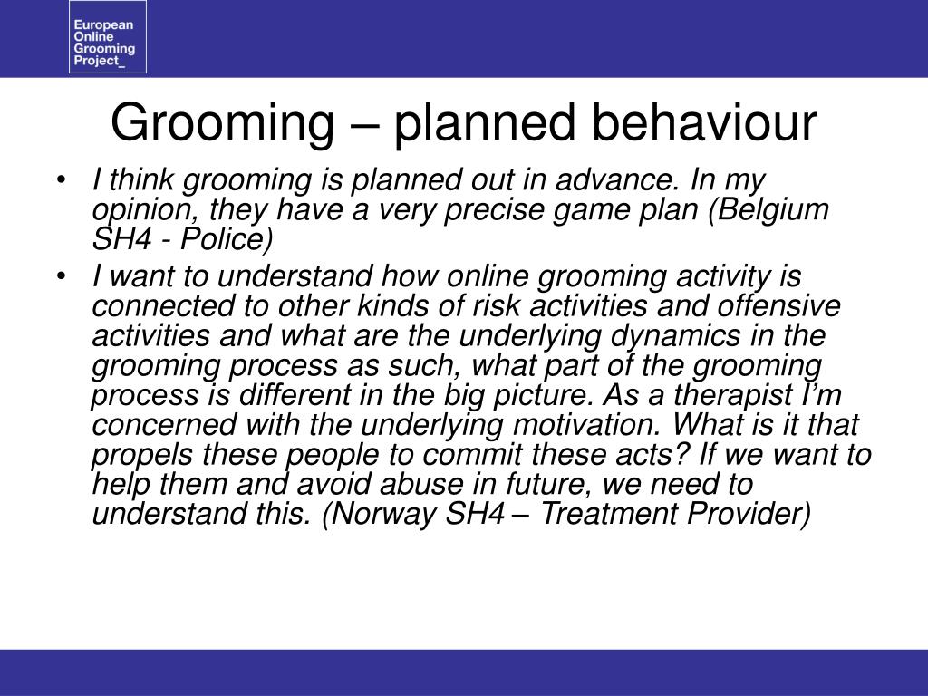 PPT - Internet Grooming - Understanding Offender Behaviour and ...