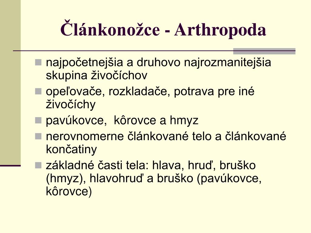 PPT - Bezstavovce v sladkých vodách – článkonožce (pavúkovce a kôrovce ...