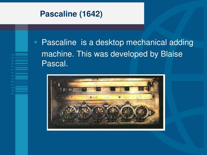 Diagram Of Pascaline Machine Pascal Blaise Rechenmaschine Pa