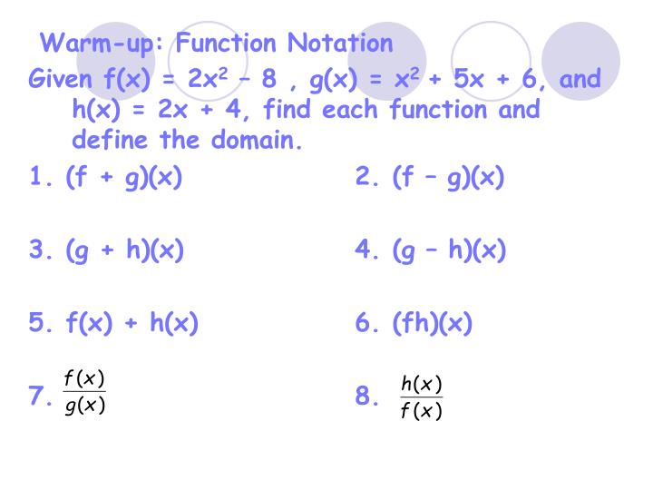 PPT - Operations with Functions and Polynomials 1-3 and 1-4 PowerPoint Presentation - ID:6998531