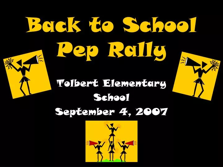 PPT - Back to School Pep Rally PowerPoint Presentation, free download ...
