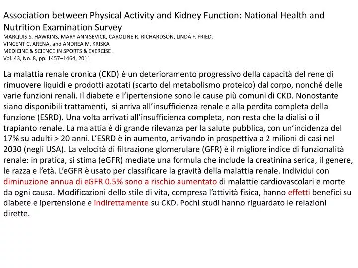 PPT - 1) Normal = eGFR between 90 and 130 mL min - 1 1.73 m 2 ...