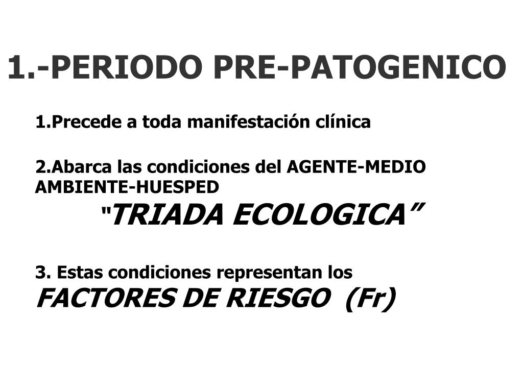 PPT - Programa de Medicina Modulo de Epidemiologia HISTORIA NATURAL DE ...