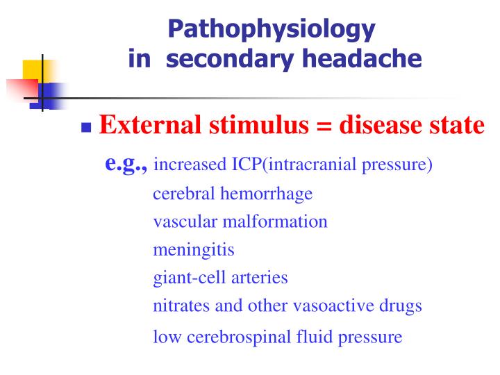 PPT - Approach to the patient with headache PowerPoint Presentation ...