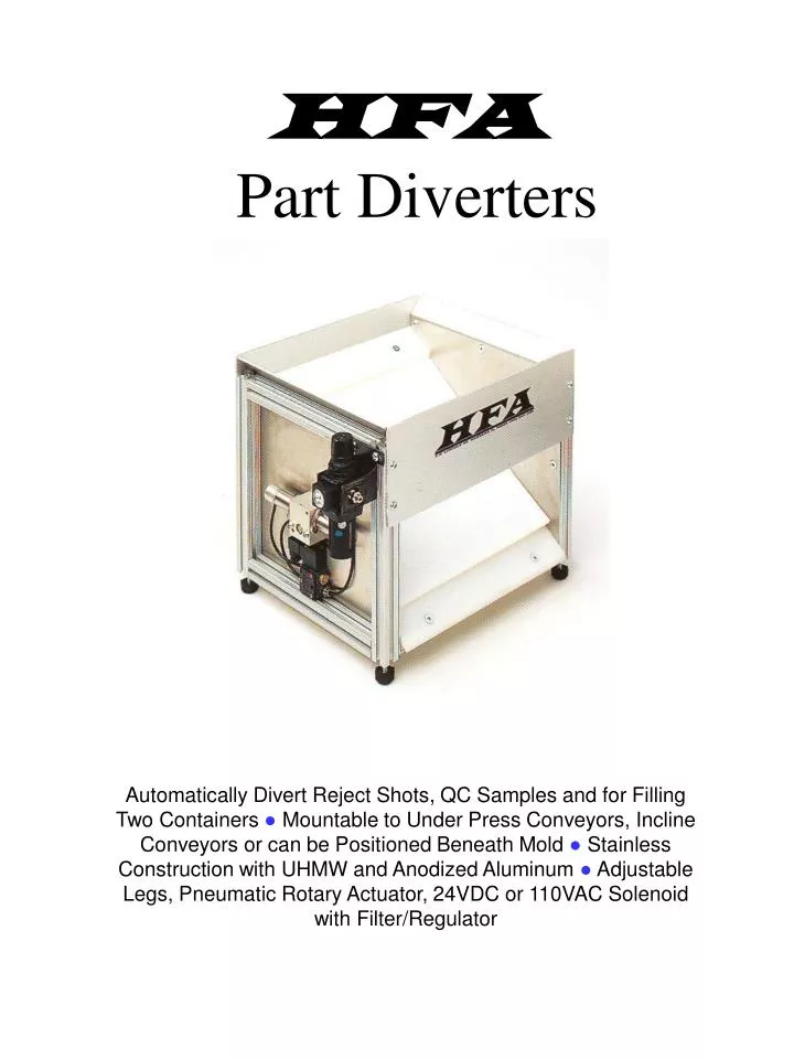 PPT - HFA Part Diverters PowerPoint Presentation, free download - ID ...