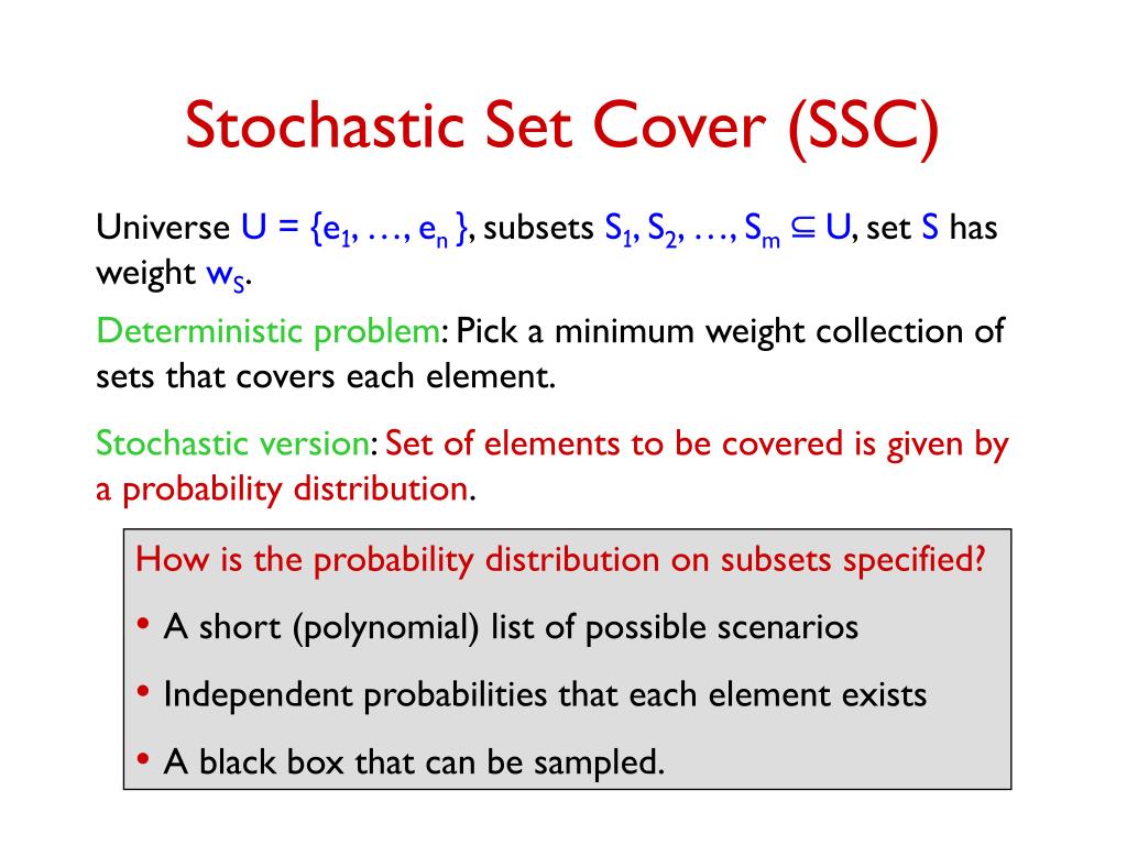 Ppt Sampling Based Approximation Algorithms For Multi Stage Stochastic Optimization Powerpoint