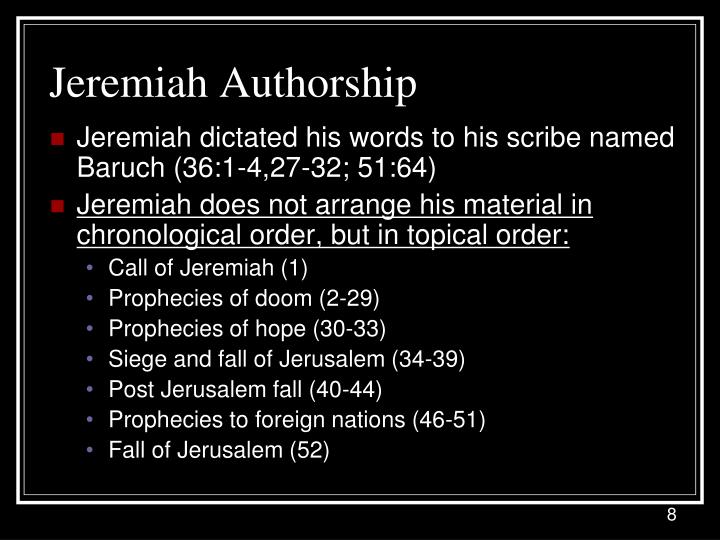 PPT - The Book of Jeremiah PowerPoint Presentation - ID:7001688