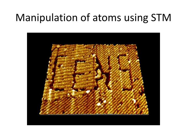 PPT - Scanning Tunneling Microscope (STM) and Atomic Force Microscope ...
