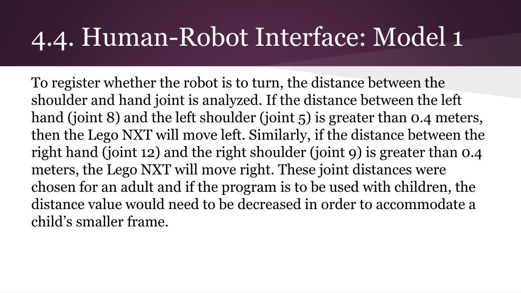 Ppt Gesture Based Interface To Robots Using Kinect And Matlab Powerpoint Presentation Id7002135