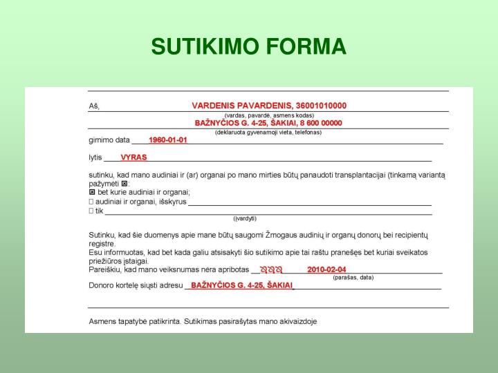 PPT - ORGANŲ DONORYSTĖ IR TRANSPLANTACIJA PowerPoint Presentation - ID ...