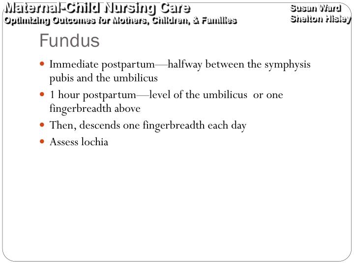 PPT - Chapter 15 Caring for the Postpartal Woman and Her Family ...