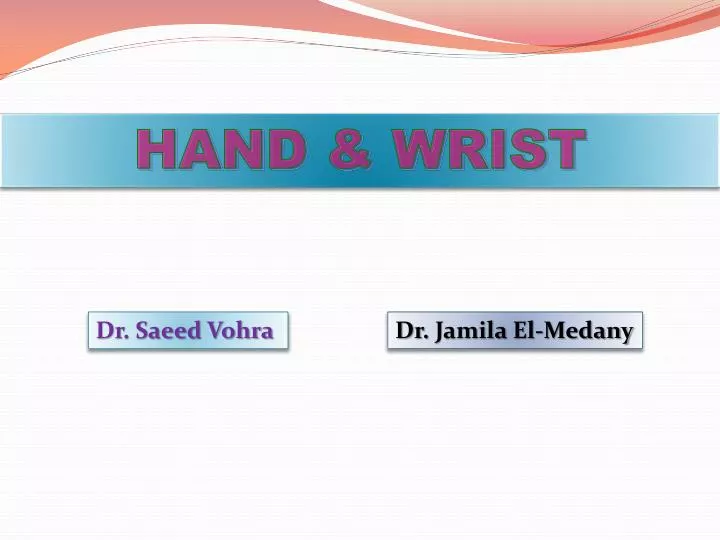 PPT - Dr. Saeed Vohra PowerPoint Presentation, free download - ID:7004011