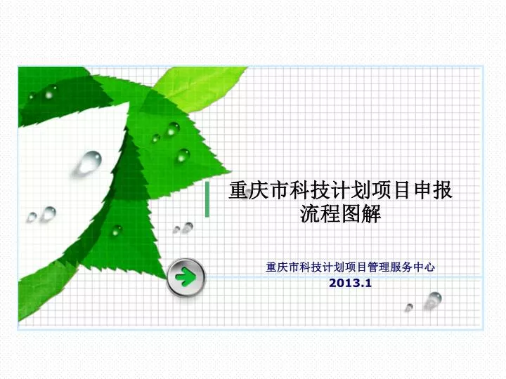 PPT - 重庆市科技计划项目申报流程图解 PowerPoint Presentation - ID:7005009