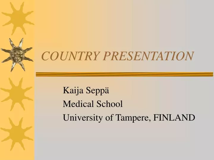 PPT - COUNTRY PRESENTATION PowerPoint Presentation, free download - ID ...