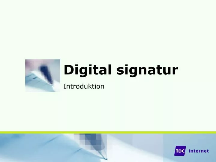 PPT - Digital signatur PowerPoint Presentation, free download - ID:7005753