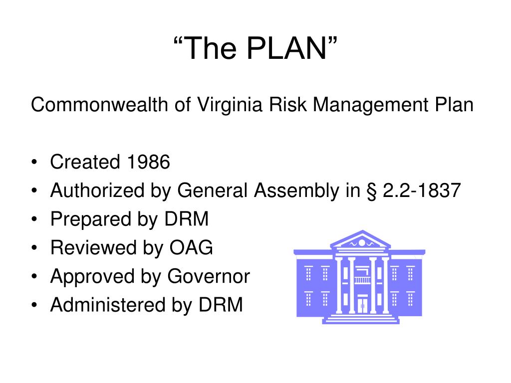 PPT - The Commonwealth of Virginia Risk Management Plan and the VSWCD ...