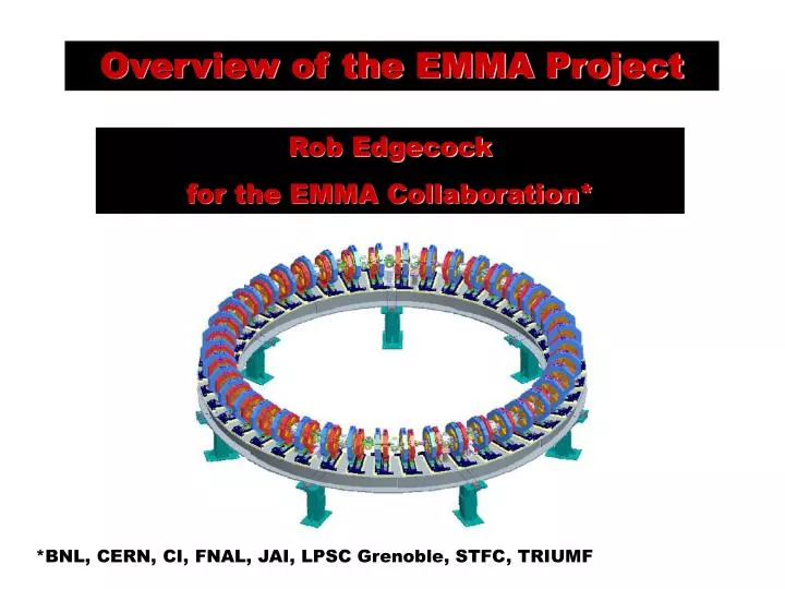 PPT - Overview of the EMMA Project PowerPoint Presentation, free ...