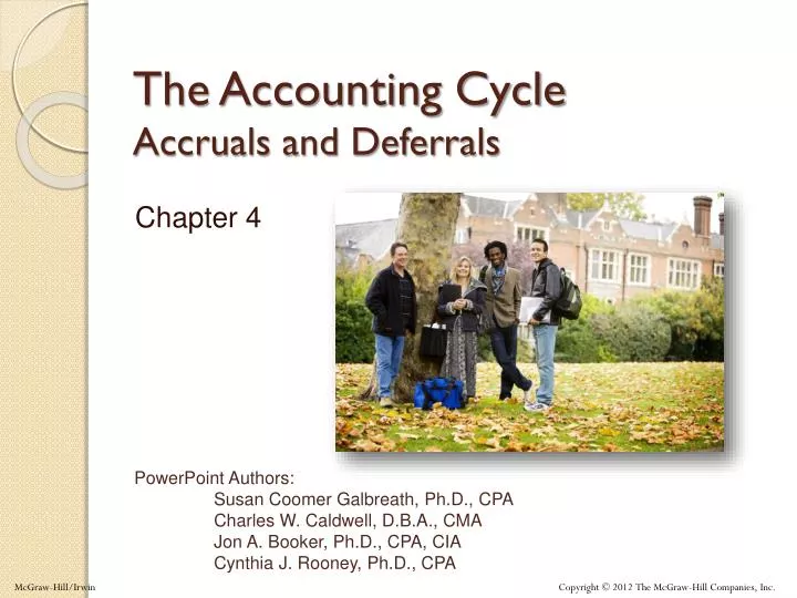 PPT - The Accounting Cycle Accruals and Deferrals PowerPoint ...