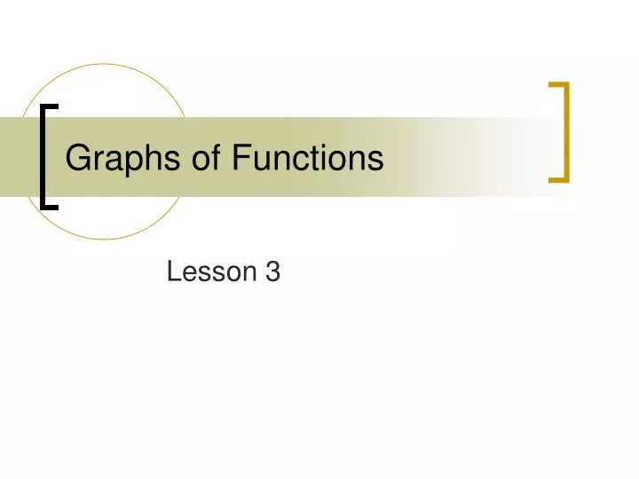 PPT - Graphs of Functions PowerPoint Presentation, free download - ID ...