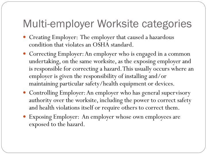 PPT - The Occupational Safety and Health Act of 1970 PowerPoint ...